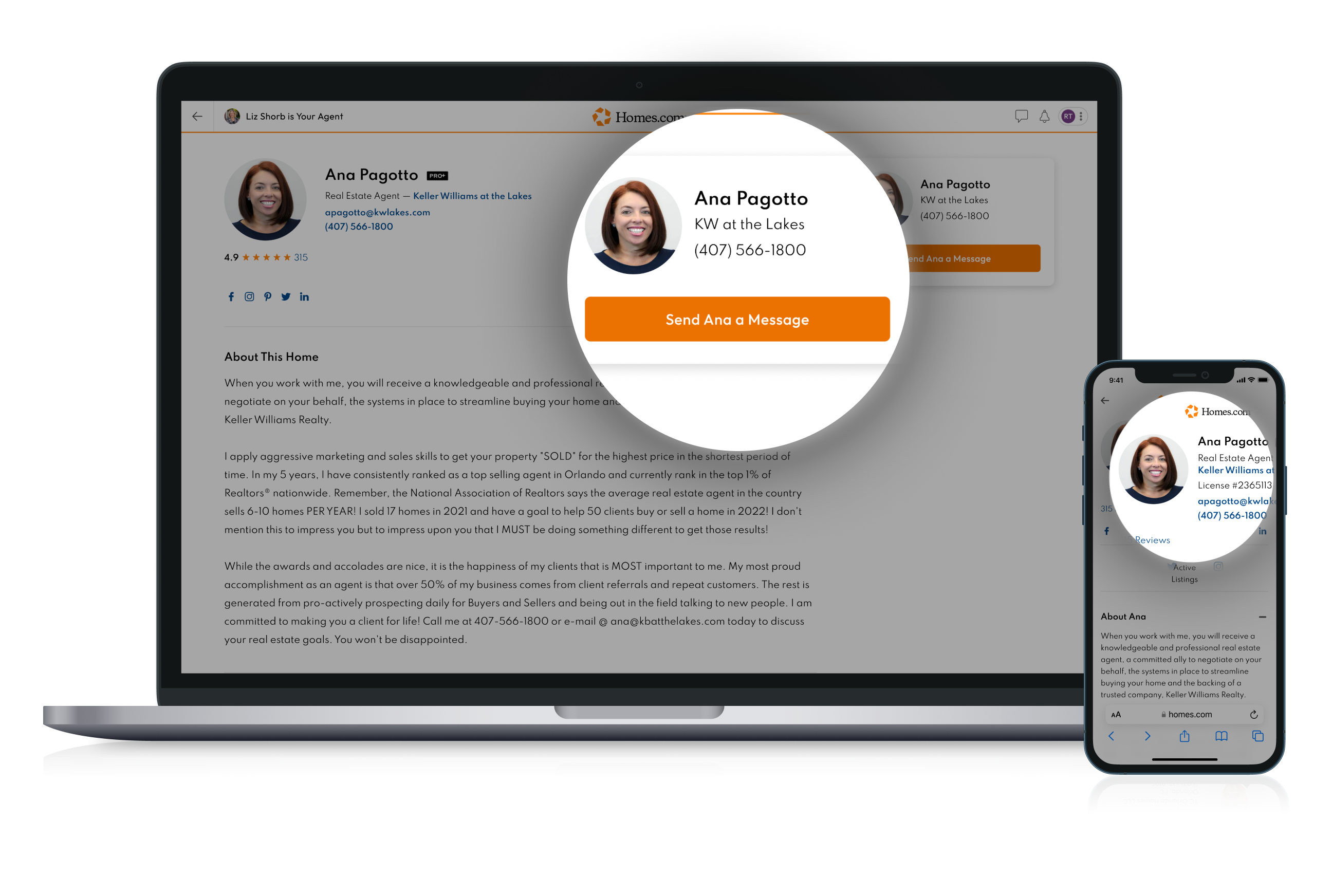How Do I Contact an Agent? – Homes.com Support